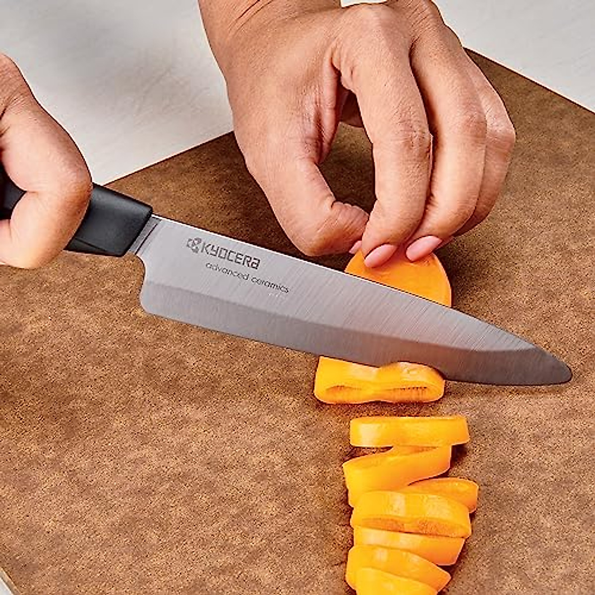 Kyocera Innovation Series 4Piece Ceramic Knife Set, Black Blade, Black Handle