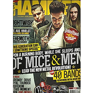 METAL HAMMER MAGAZINE, THE HEAVY METAL BIBLE APRIL, 2015 ALL 3 FREE GIFTS