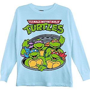 Teenage Mutant Ninja Turtles Boys TMNT 2-Pack Bundle 2 Tees T-Shirt, Green/Blue, 3 US