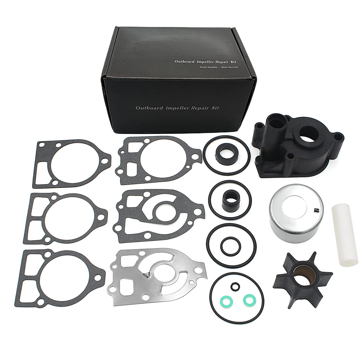 UanofCn 96148Q8 Water Pump Impeller Kit for Mercury Mariner Outboard and MerCruiser Alpha One Stern Drives 46-96148Q8