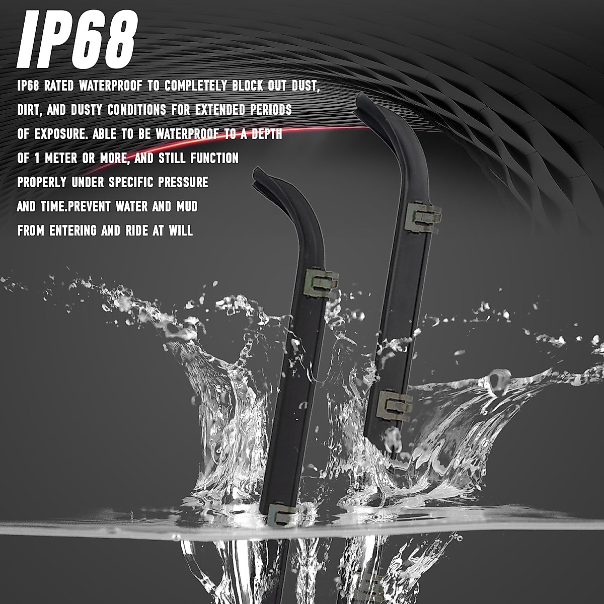 FOMIUZY Front Inner & Outer Window Molding Sweep Felt Trim Seal Weatherstrip Kit Compatible with Ford F150 F250 F350 Bronco 1987-1997 Replaces E7TZ1521452A E7TZ1521453A F2TZ1521456A F2TZ1521457A（4PC）