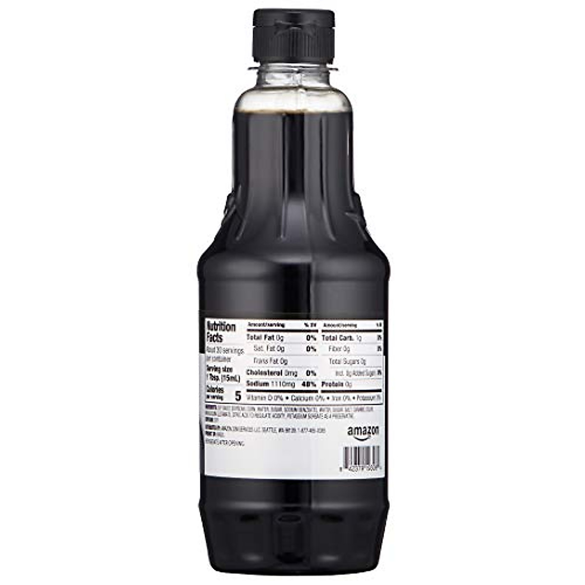 Amazon Brand - Happy Belly Soy Sauce, 15 fl oz (Pack of 1)