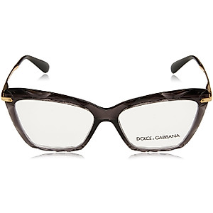 Dolce & Gabbana Dolce & Gabanna Transparent Grey Woman Cat Eye Eyeglasses