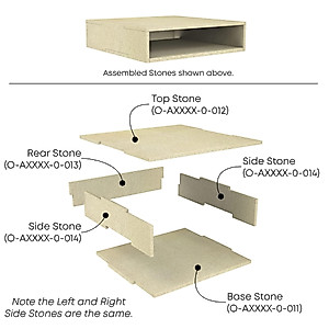 BakerStone P-AHXXX-O-000 Professional Series pizza oven, Black/Stainless