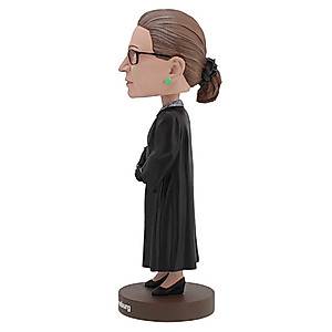Royal Bobbles Ruth Bader Ginsburg Bobblehead, Premium Polyresin Lifelike Figure, Unique Serial Number, Exquisite Detail