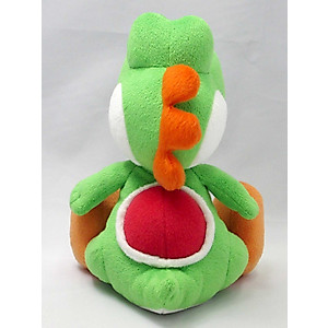 Sanei Super Mario All Star Collection 8" Yoshi Plush, Small , Green