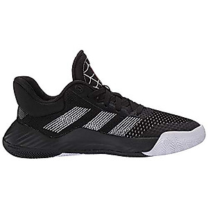 adidas Women's D.O.N. Issue #1 Basketball Shoe, FTWR White/core Black/core Black, 11