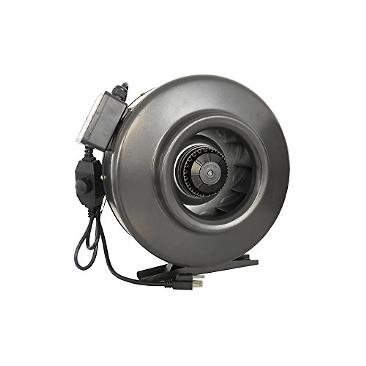 Hydro Crunch NGDF150 GDF150 6-Inch 410 CFM Centrifugal Inline Duct Fan with Variable Speed Controller for Indoor Garden Ventilation, 6"