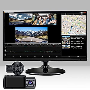 Vantrue N4, N2S, X4S, N1 Pro(2023), T3 Dash Cam GPS Receiver Module Type C USB Port Car Suction Cup Mount for Windows and Mac