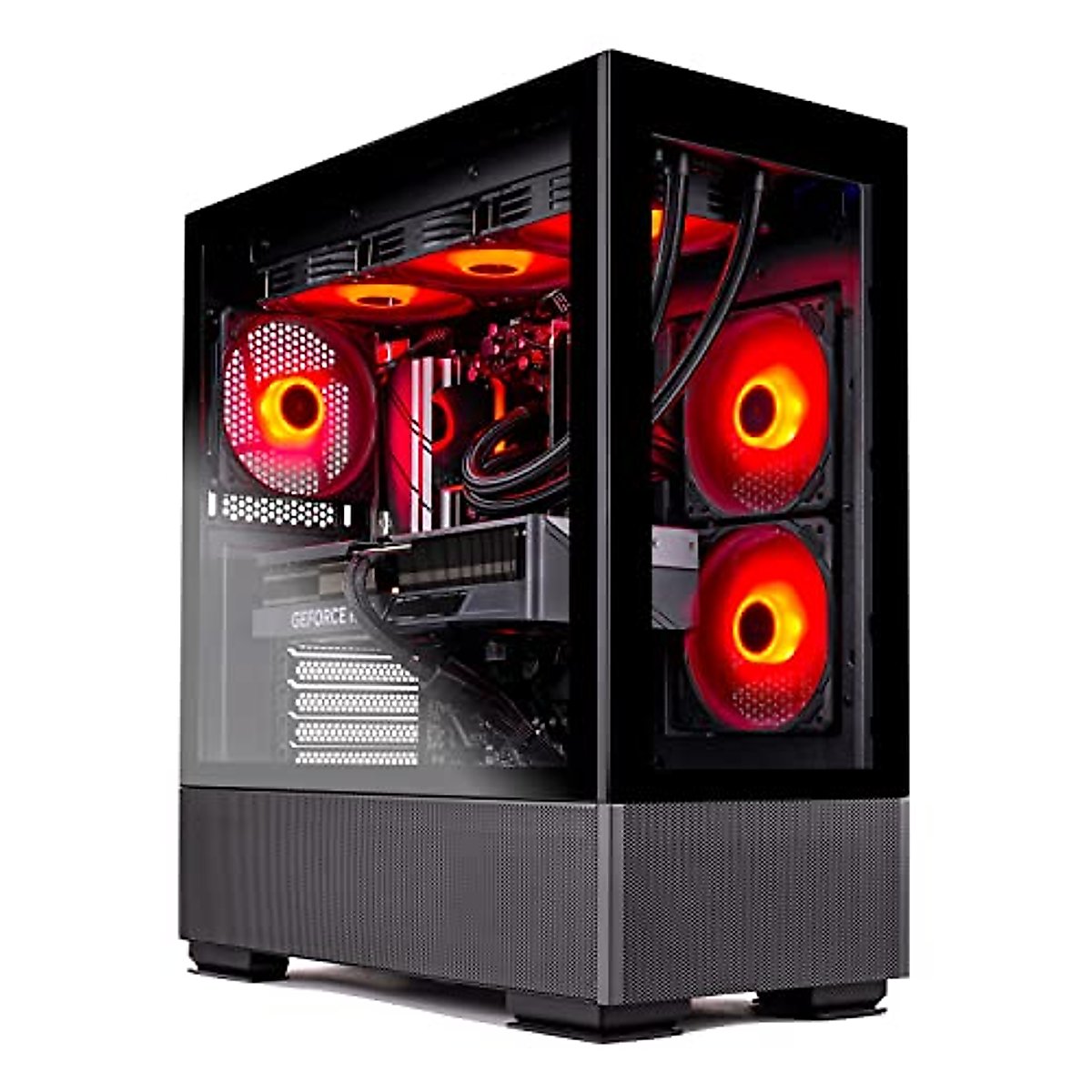 Skytech Gaming PC Desktop – Intel Core i7 12700F 2.1 GHz, NVIDIA RTX 4070 Ti, 1TB NVME SSD, 16GB DDR4 RAM 3200, 750W Gold PSU, 360mm AIO, 11AC Wi-Fi, Windows 11 Home 64-bit,Black