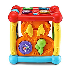 VTech Busy Learners Activity Cube (Frustration Free Packaging) Red 6.22 x 6.22 x 6.46 Inches