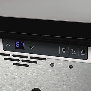 Thor Kitchen TRF2401U 5.4 Cubic Foot Stainless Steel Indoor/Outdoor Built In Undercounter Double Drawer Refrigerator Ventilated Cooling Mini Fridge