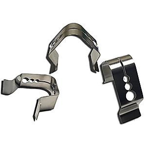 Butchers Code - Universal 3 Hole - 3 Pack - A Style - Grill Probe Clip - for Ambient Temperature Readings (3)