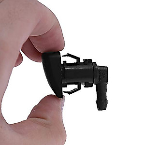 2Pcs Windshield Wiper Washer Nozzle Spray Jet Compatible with Chevrolet Traverse, GMC Acadia, Saturn Outlook 25823360
