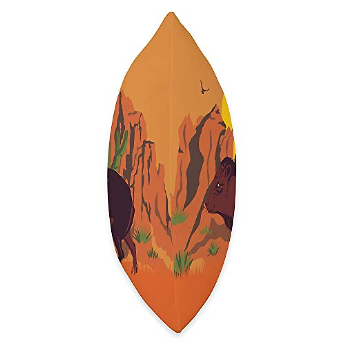 Sonoran Desert Gifts Peccary Javelina Animal Lover Southwestern Sonoran Desert Throw Pillow, 16x16, Multicolor