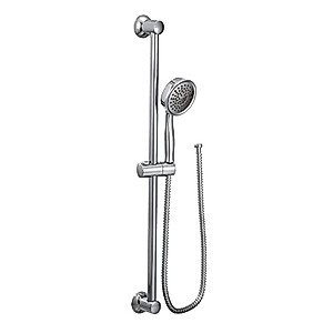 Moen Chrome Eco-Performance Detachable Handheld Showerhead with 69-Inch-Long Hose Featuring 24-Inch Slide Bar, 3668EP