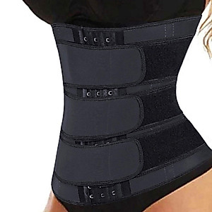 Waist Trainer Corset Trimmer Belt for Women Weight Loss Sweat Belt Waist Slimmer Sports Girdle Burn Belly Band
