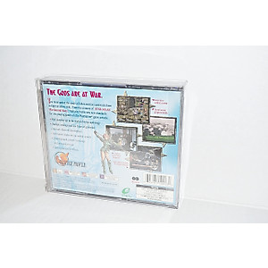 LOKI Premium Dual Double 2-4 Discs Video Game Protector Plastic Cases Display Sleeves Compatible with: Sony PlayStation 1 PS1 | Music Double 2-Discs Sets| 10 Pack