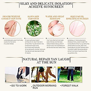 DISAAR BEAUTY Sunscreen Foundation Face Cream Body Skin Protection Anti-Aging Oil Control Moisturizing Care Removes Peeling 40g PA+++ SPF 50+