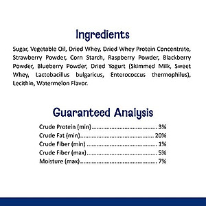 Vitakraft Star Drops Watermelon Flavor Rabbit, Guinea Pig & Chinchilla Treat, 4.4 oz, Pink