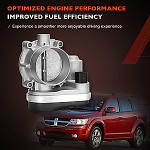 Throttle Body Assembly with IAC TPS | for 2006-2011 Chrysler 300 Sebring Town Country Dodge Avenger Grand Caravan Journey 2.7L 3.5L 4.0L | Replace# 4861691AA, 4861694AA, 04861691AA, 04861694AA