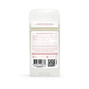 HUMBLE BRANDS Aluminum-Free Deodorant, Vegan and Cruelty- free, Formulated for Sensitive Skin, Moroccan Rose, 2.5 Ounce (Pack of 1)