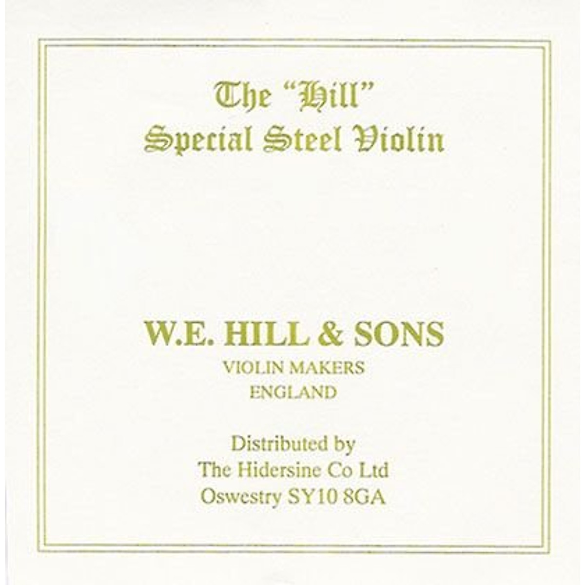 Hidersine 4 String Hill AB Rosin 2063 (No.2 Cello), Right