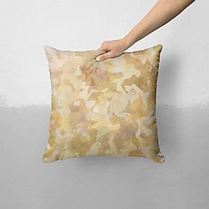 iiRov Desert Camouflage V1 - Custom Decorative Home Decor Indoor or Outdoor Throw Pillow Cover for Sofa, Bed or Couch Cushion (Pillow CASE Cover ONLY)