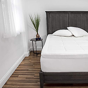 SensorPEDIC 3 in Euro Majestic Mattress Topper, Queen, White