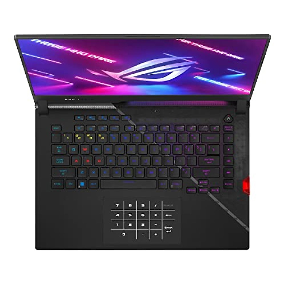 ASUS ROG Strix Scar 15 (2022) Gaming Laptop, 15.6” 240Hz IPS QHD Display, NVIDIA GeForce RTX 3080, Intel Core i9 12900H, 16GB DDR5, 1TB SSD, Per-Key RGB Keyboard, Windows 11, G533ZS-DS94