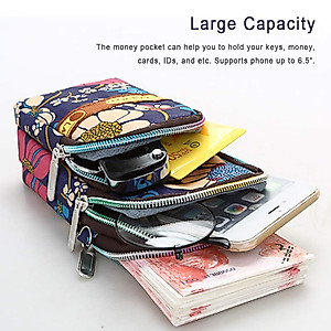 Sports Armband Outdoor Sweat-Proof Running Armbag Cross-Body Shoulder Casual Wallet Purse Gym Fitness Cell Phone Bag Key Holder for iPhone 13 Pro/12 Pro/Xs Max/Xr, Galaxy S10 Plus, Huawei P30 Pro (#2)