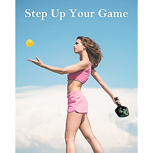 Tumaz Pickleball Paddles Set of 2, USAPA Approved Pickleball Set with Premium Honeycomb Core and Fiberglass Face Pickleball Rackets, 4 Pickle Balls, 2 Grip Tapes, and Portable Carry Bag Included