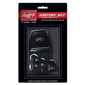Rawlings | Umpire Accessories Set | Includes 4-Dial Indicator, Brush & Bag