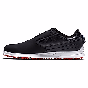 FootJoy Men's Superlites XP BOA Previous Season Style Golf Shoe, Black/Black, 8.5