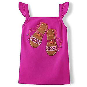 Gymboree Baby Girls and Toddler Sleeveless Fashion Top Shirt, Watermelon Pink, 12-18 Months US