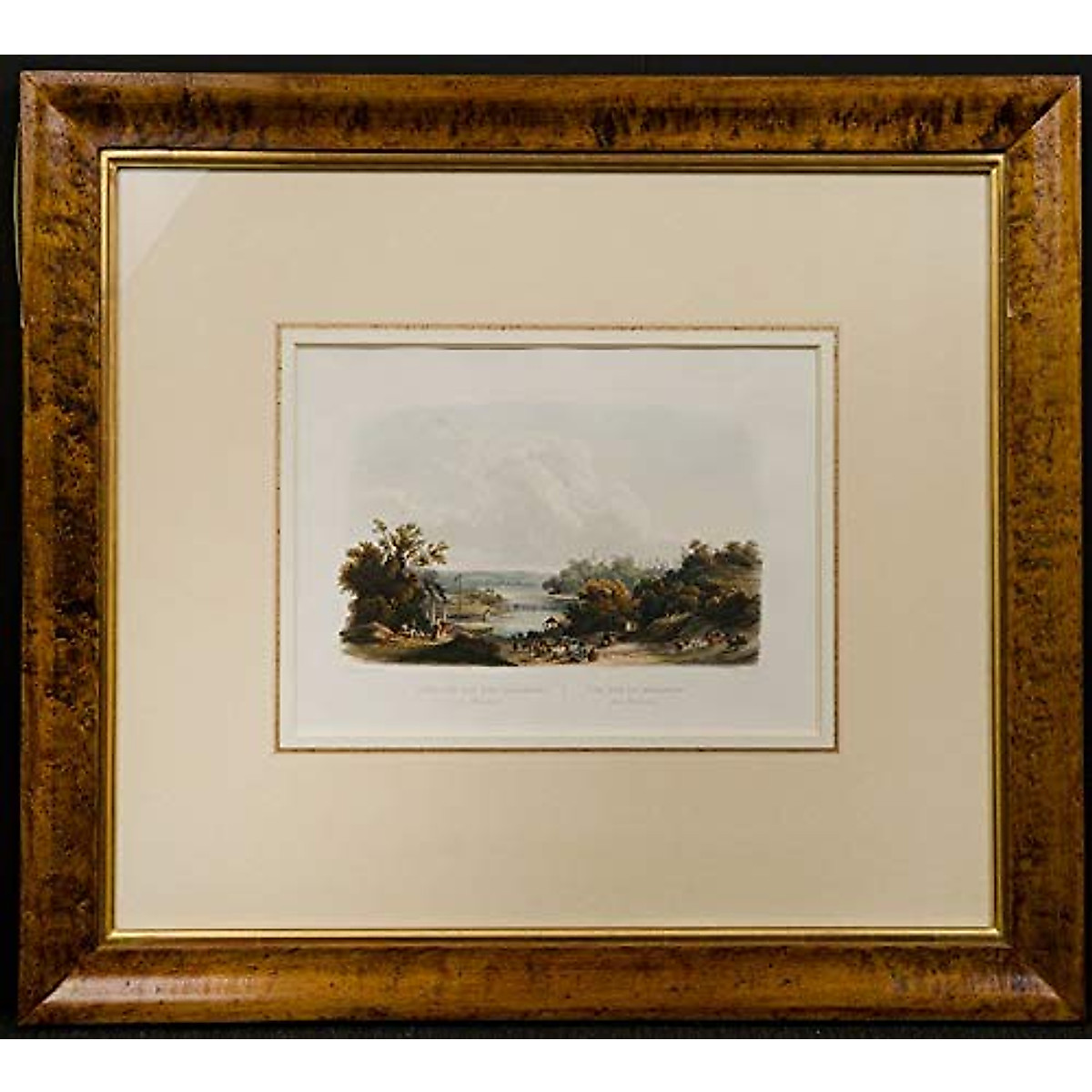 [View on the Delaware, near Bordentown] (German and French titles only)