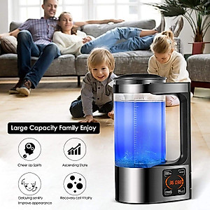 Hydrogen Water Bottle Generator, Portable Hydrogen Water Ionizer Machine, Hydrogen Rich Water Health Cup Gift for Dad Mom