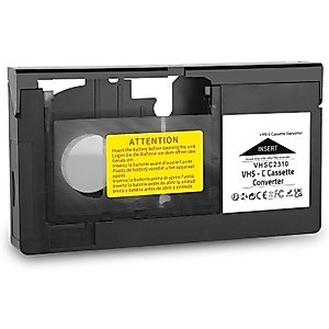 OPTURA HD OPTICS Cassette Adaptor camcorders svhs VHS-C to VHS (NOT Compatible or Does not Work with or Play: MiniDV, Hi8, Digital 8, and 8mm Tapes