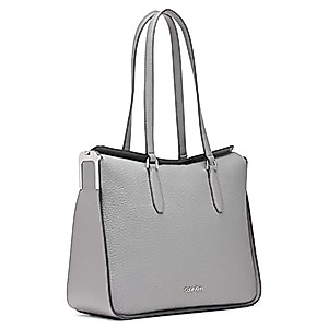 Calvin Klein Fay East/West Tote, Steel Grey,One Size