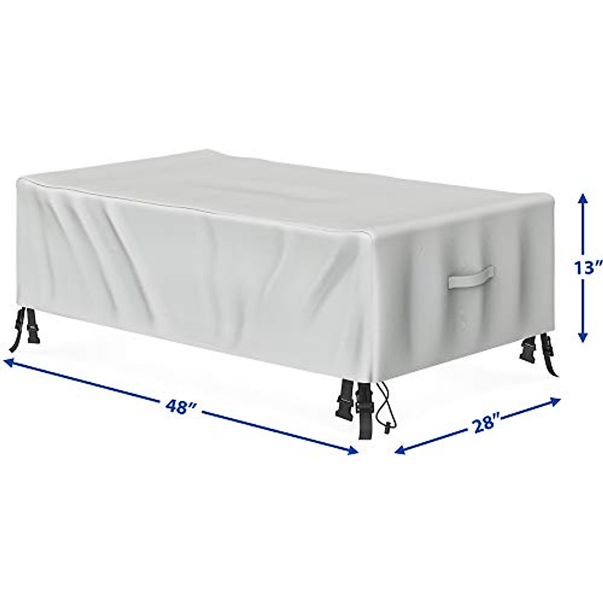 Simple Houseware Patio Coffee Table Cover, 48 x 28 x 13 Inches