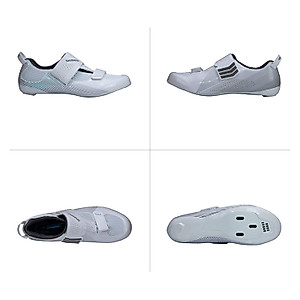 SHIMANO SH-TR501 Specialist Short Course Triathlon Shoe, White, 11-11.5 Men (EU 46)