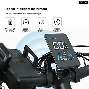 Dakeya da06 Electric Bicycle 2000W Dual Motor 35MPH AWD Ebike 48V 22.4Ah Mountain Snow E Bike 26" Fat Tire 21 Speed MTB for Trail Riding Excursion Commute