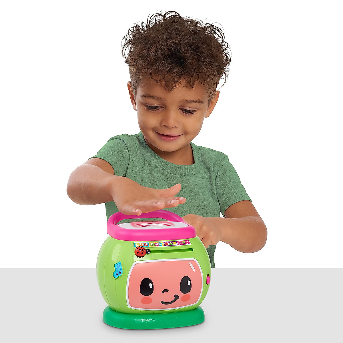 Cocomelon Learning Melon Drum Interactive Lights and Sounds, Learning and Education, Officially Licensed Kids Toys for Ages 18 Month by Just Play