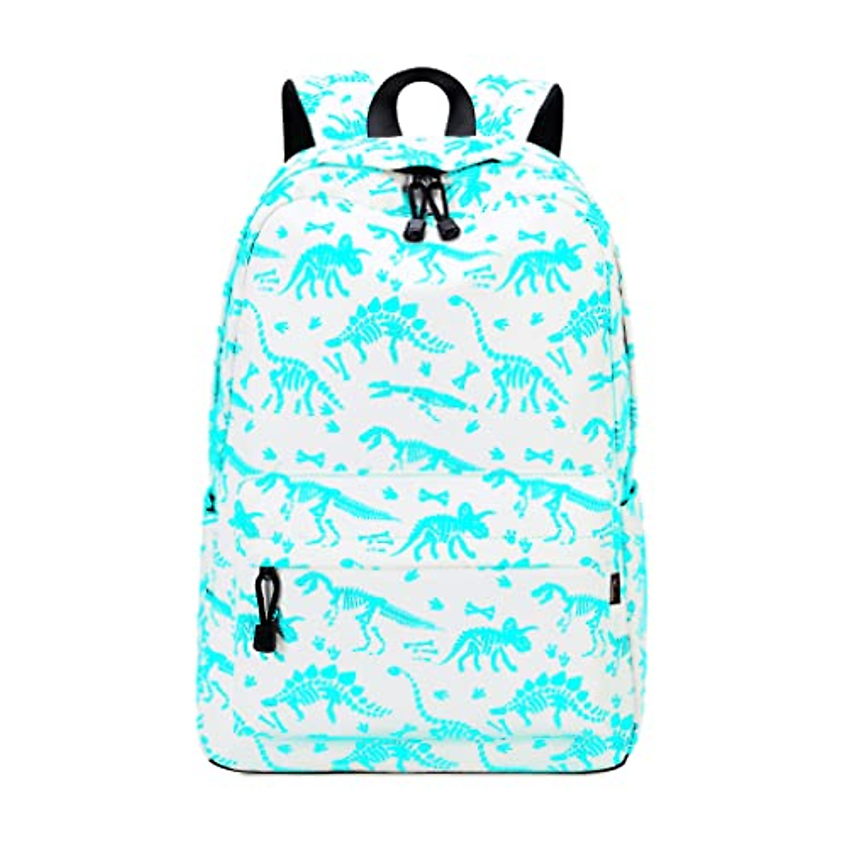 Acmebon Cool Fluorescent School Backpack for Girl and Boy Roomy Reflective Daypack White
