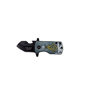 Masonic Mini Folding Pocket Knife with Pocket Clip | 2.25" Stainless Steel Blade | Masonic & Eye of Providence Logo | Masonic Collectable | Comes in Gift Box | Camping, Hiking, Father, Husband