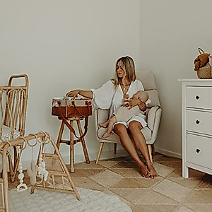 Frankie Lane baby diaper caddy organizer - Car diaper caddy, portable tote nappy bag storage for your nursery, changing table. Essential for newborns Registry must haves shower basket