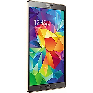 Samsung Galaxy Tab S 8.4" Tablet (Titanium Bronze SM-T700NTSEXAR 32GB SSD)