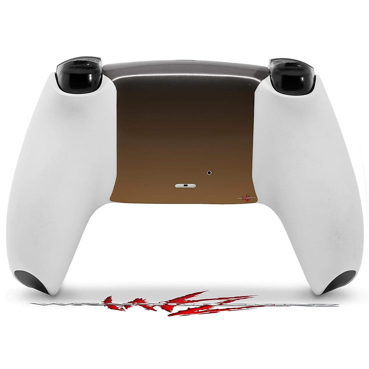 WraptorSkinz Skin Wrap compatible with Sony PS5 DualSense Controller Smooth Fades Bronze Black (CONTROLLER NOT INCLUDED)