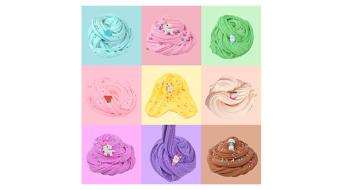 16 Pack Mini Butter Slime Kit - Fun for Kids