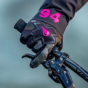 Muc-Off Camo MTB Gloves, L - Slip-On Cycling Gloves for MTB/BMX/Gravel/Road Bikes - Touch Screen Compatible Mountain Bike Gloves for Men and Women